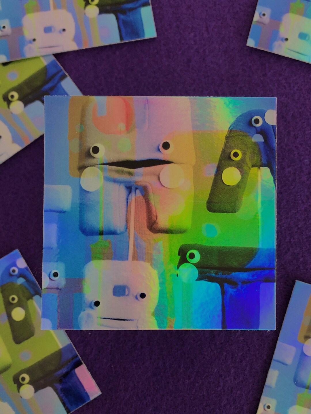 Holographic Alphabet Letters Sticker - Etsy