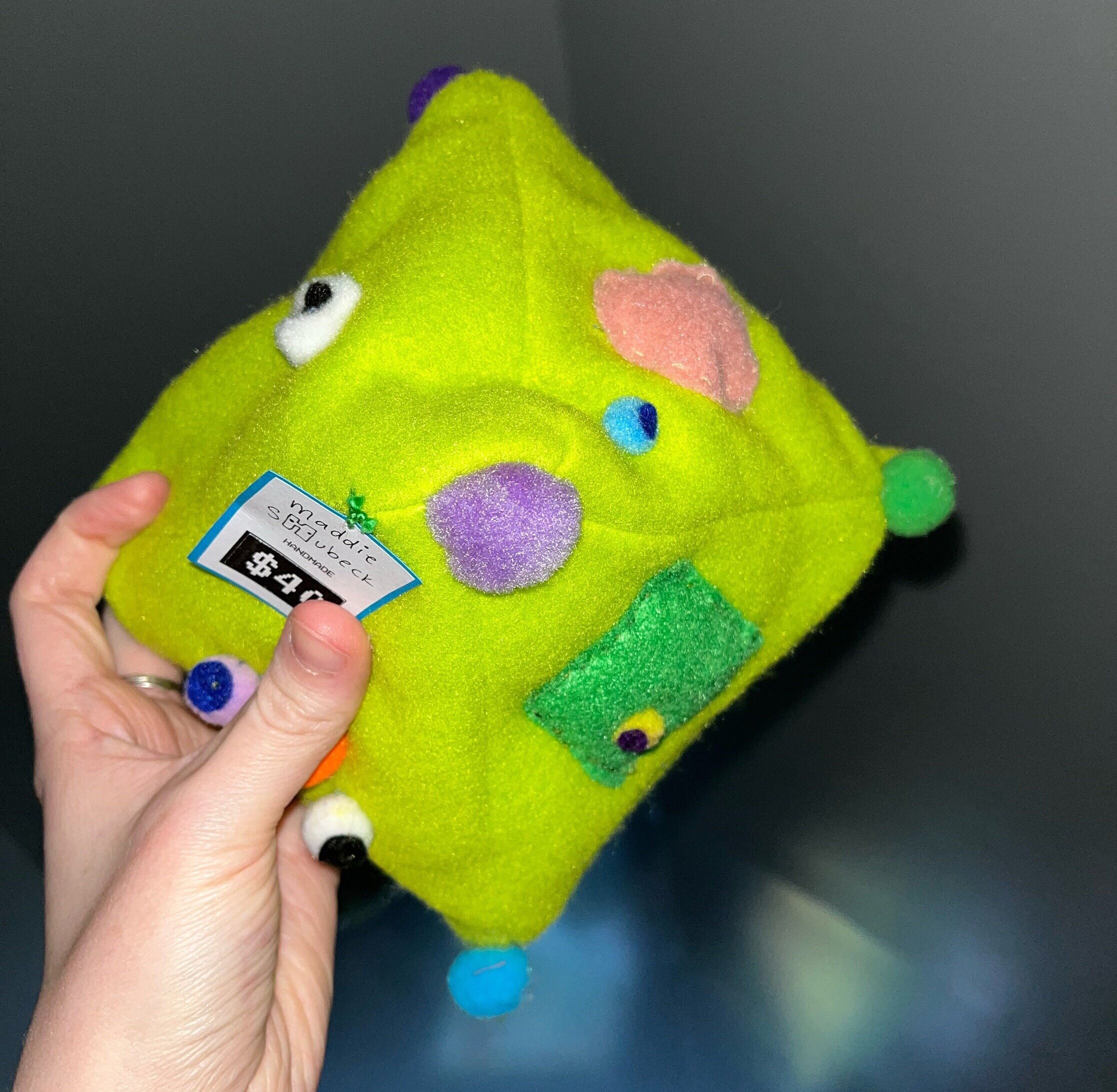 Multi-faced Triangle Art Plush - Etsy