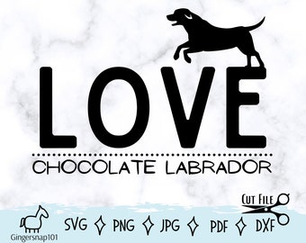 Heart My Lab SVG & PNG Labrador Retriever Puppy - Etsy