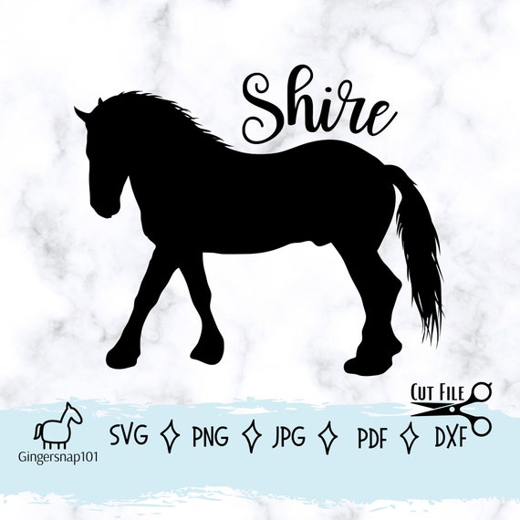 Shire Svg Draught Horse Svg Draft Horse Svg Horse | Etsy