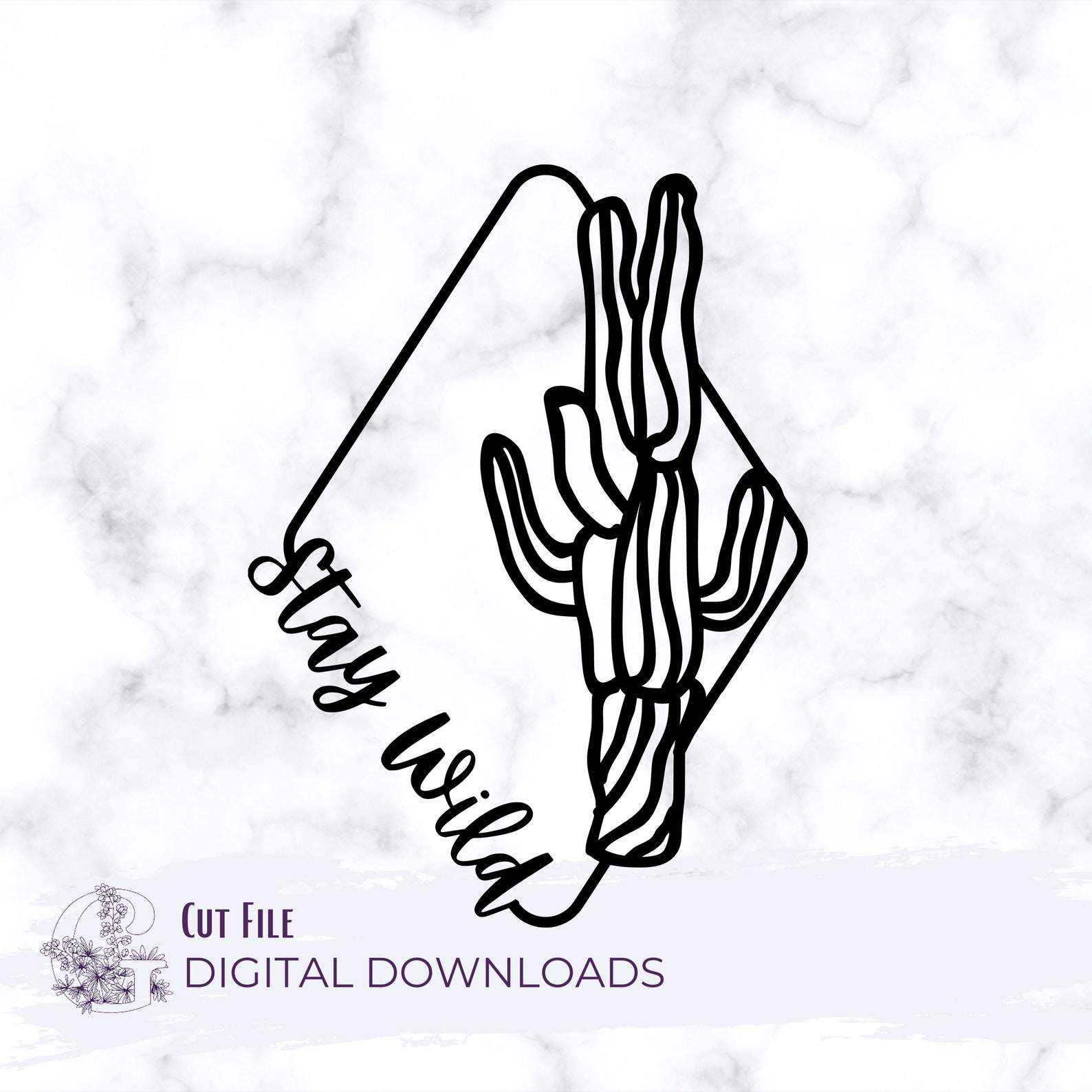Stay Wild Svg, Dimond, Cactus Svg, Svg, Png, Jpeg, Pdf, Dxf, Instant ...