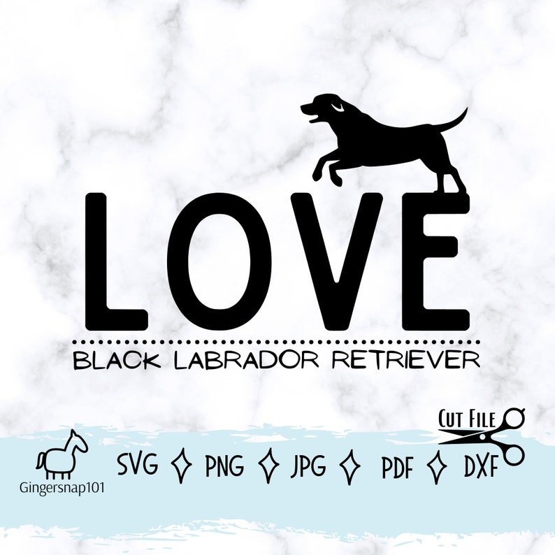 Black Lab Svg Labrador Svg Silhouette Png Jpg Pdf Dxf - Etsy