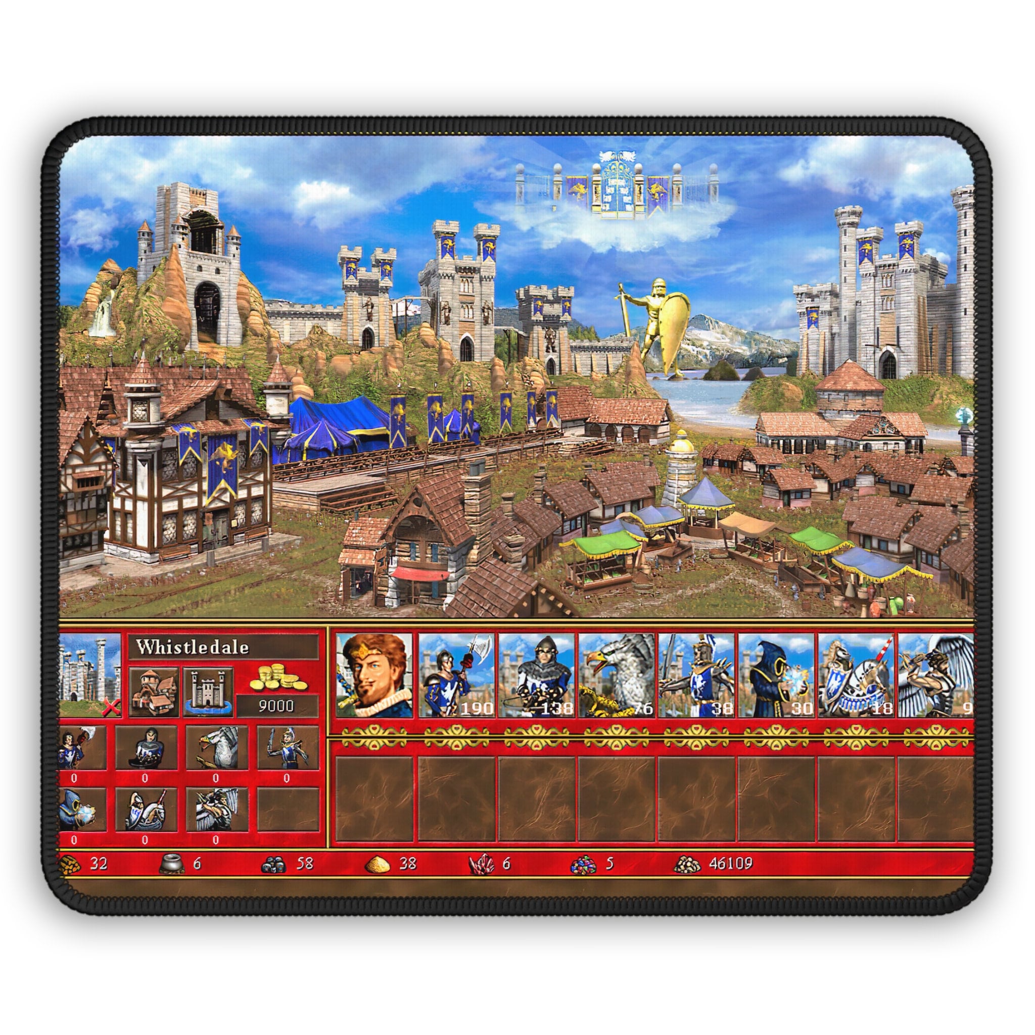 Heroes of Might and Magic 3 Mouse Pad HOMM3 Heroes 3 Gaming Pad Might ...