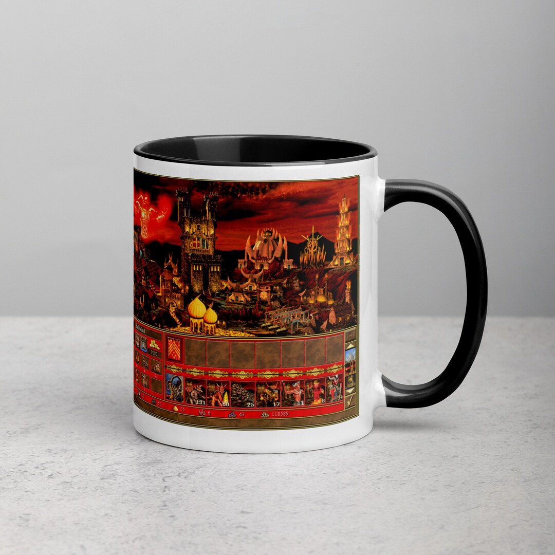 Heroes 3 Inferno Mug - Heroes of Might and Magic 3 - Inferno Town Mug ...