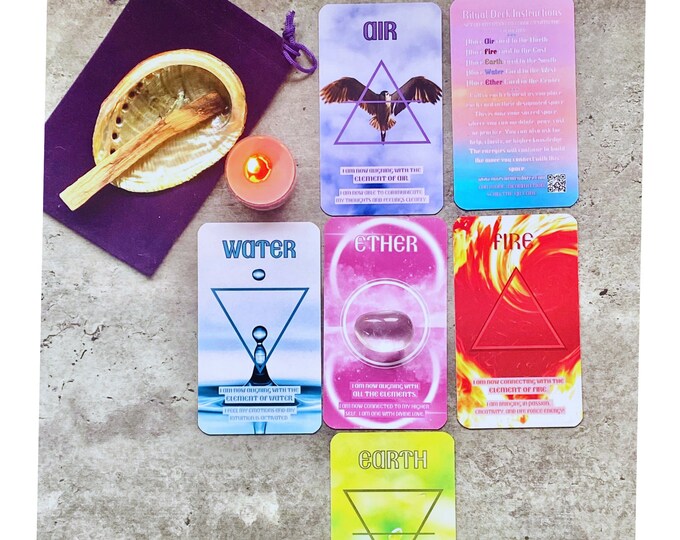 Elemental Earth Tarot Deck Unearth the Power of the Four Elements - Etsy