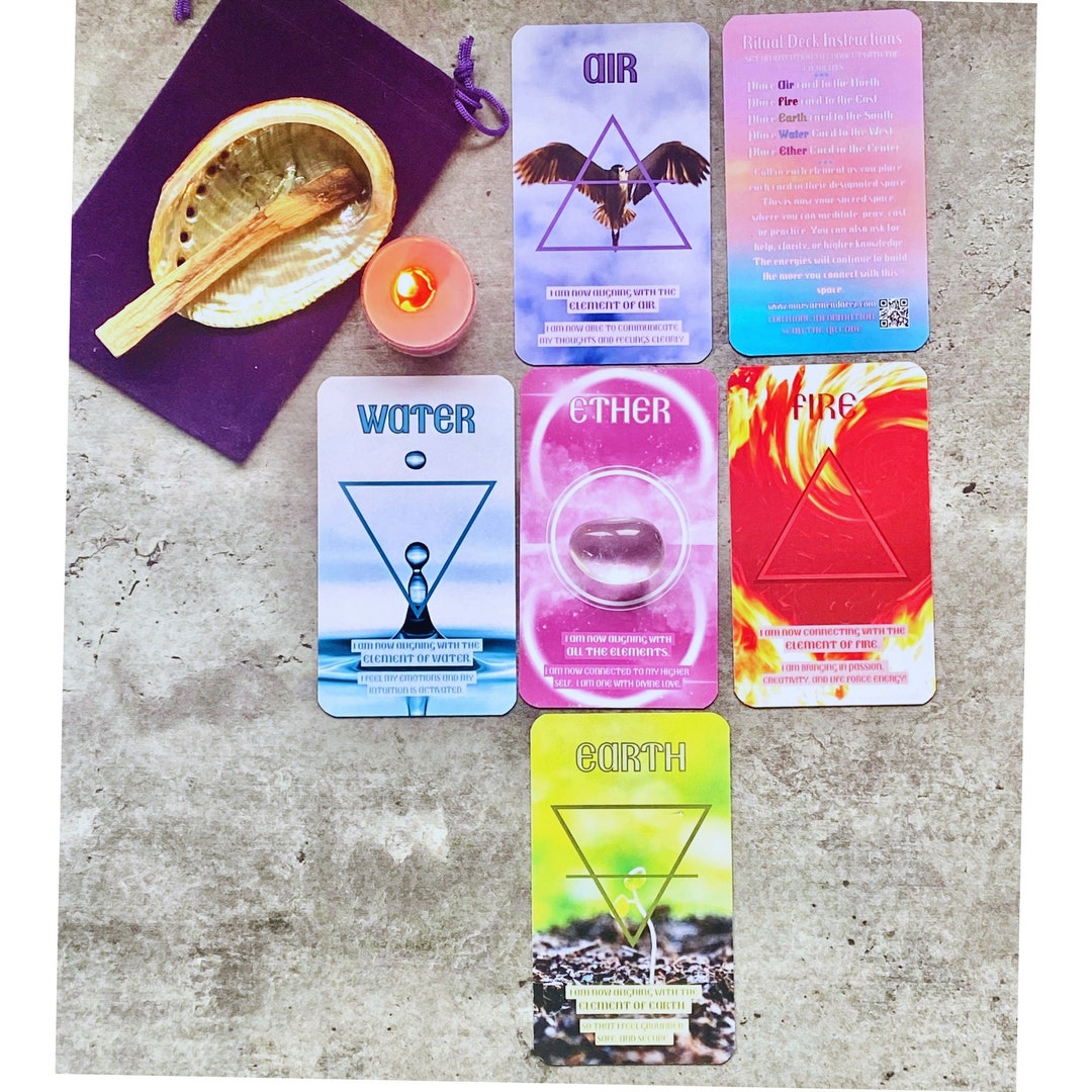 Elemental Earth Tarot Deck Unearth the Power of the Four Elements - Etsy