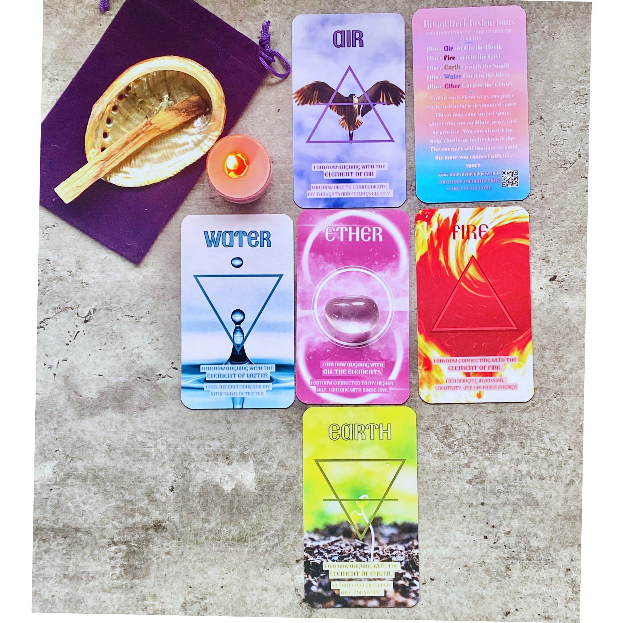 Elemental Earth Tarot Deck Unearth the Power of the Four Elements - Etsy