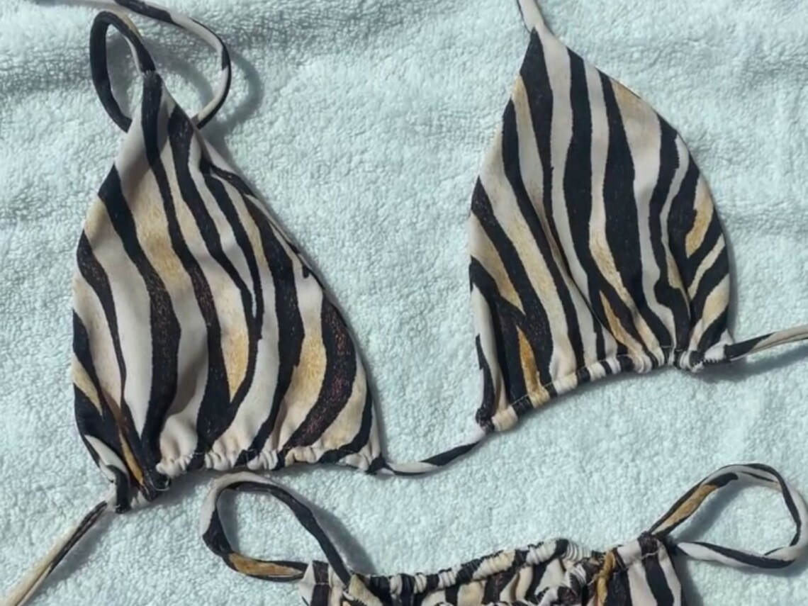 Bikini Sewing Pattern, Pdf Digital Pattern, Bikini Top Pattern, XS-XL ...