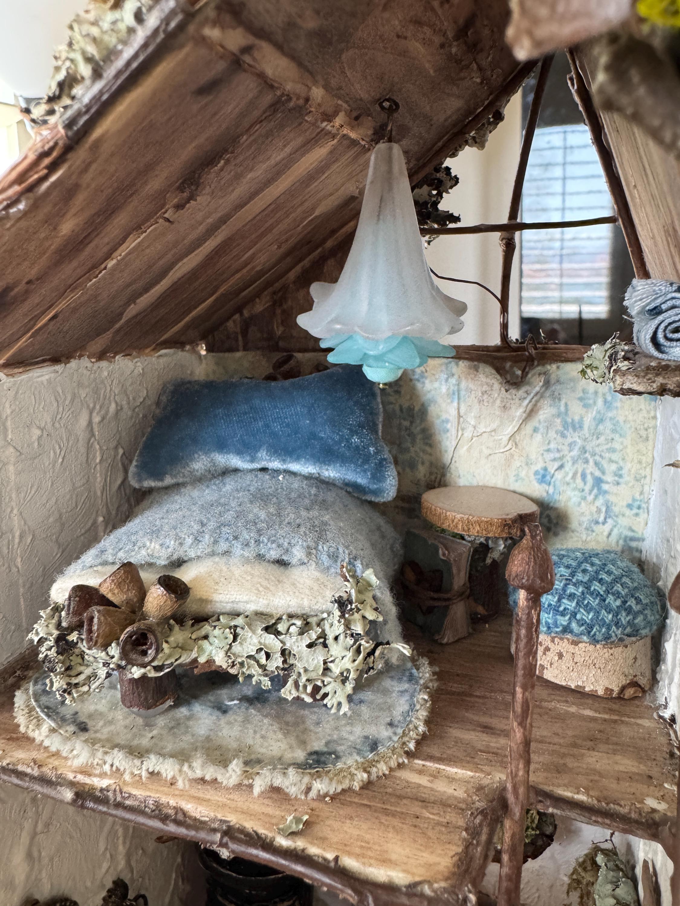 The Blues Faerie Cottage, the Blues Woodland Cottage - Etsy