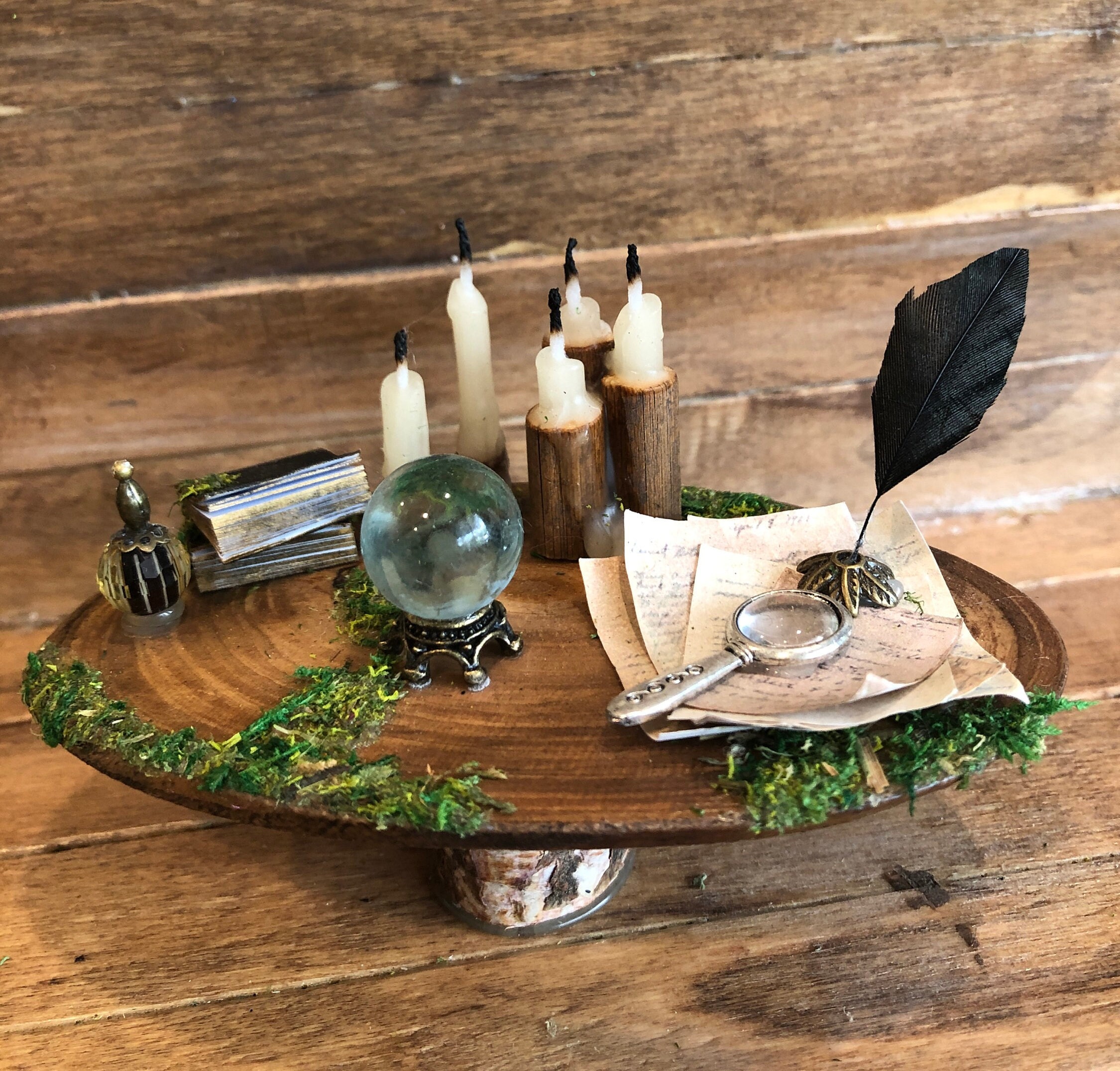 Faerie Halloween Witch Desk, Dollhouse Halloween - Etsy