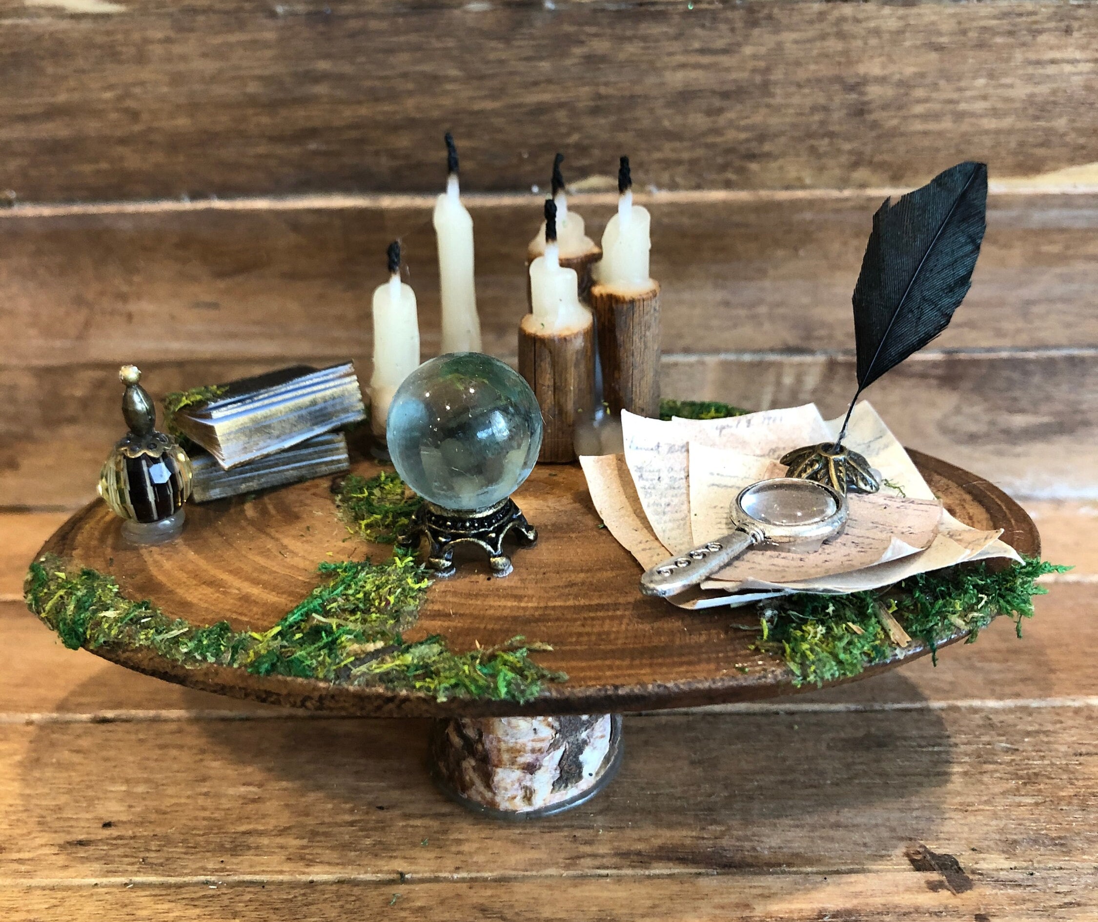 Faerie Halloween Witch Desk, Dollhouse Halloween - Etsy