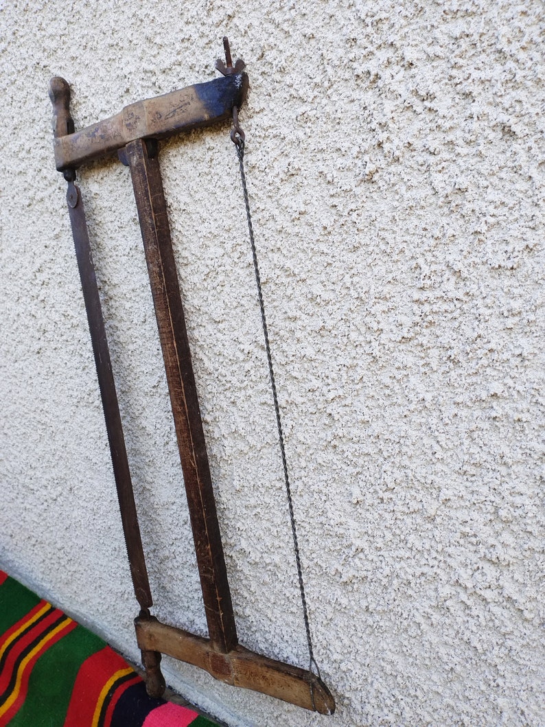 Antique Ulmia Bow Saw: German Wood Frame Crosscut, Rustic Decor - Etsy