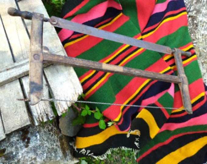 Farmhouse Antique Bow Saw Primitive Rustic Decor Cross Cut Saw Buck Saw ...