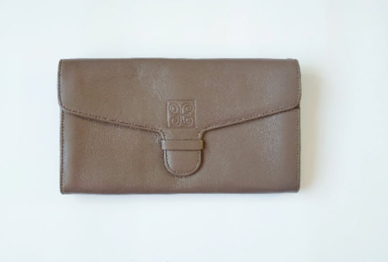 Vintage HEMISPHERE SUD Leather Travel Wallet, Hemisphere Sud Leather ...