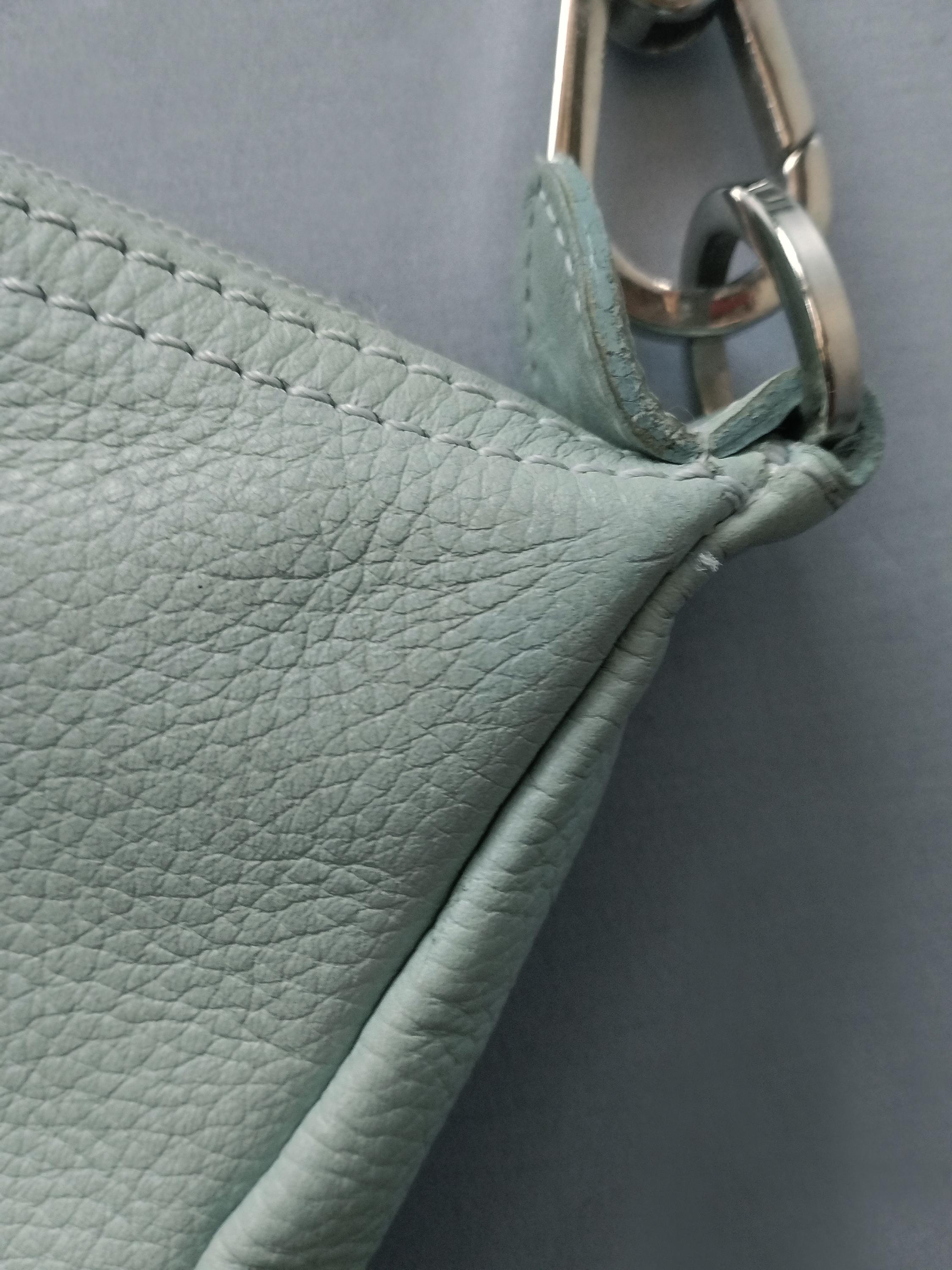 Vintage Longchamp Light Blue Leather Shoulder Bag - Made in France - Etsy
