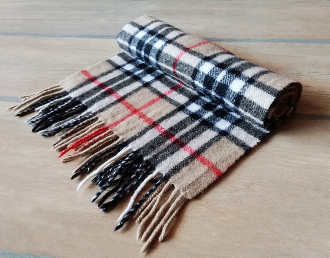 James Pringle Weavers 100% Wool Scarf,unisex Wool Scarf With Fringing ...