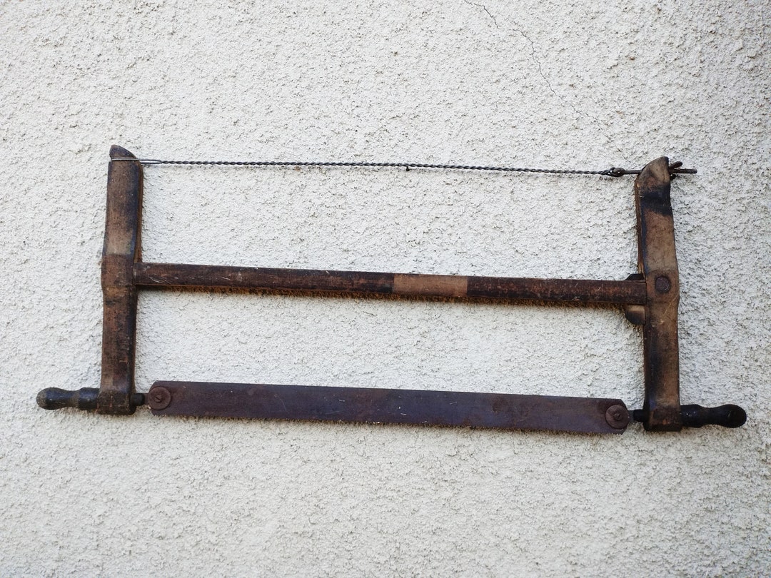 Antique Ulmia Bow Saw: German Wood Frame Crosscut, Rustic Decor - Etsy