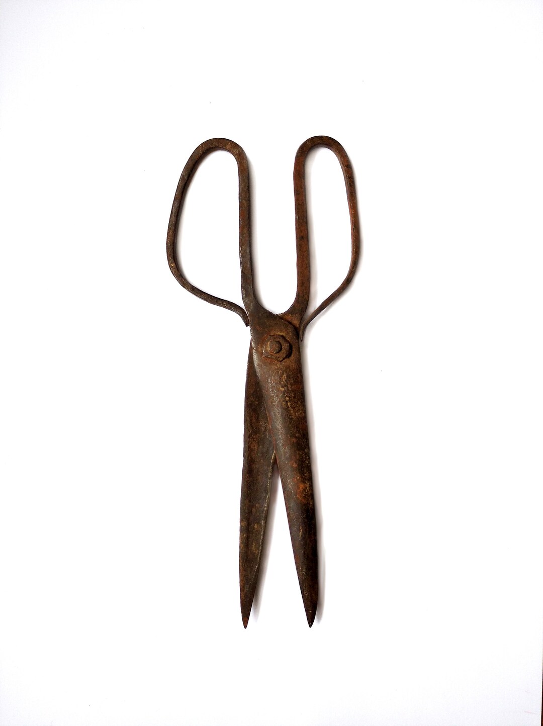 Antique Forged Huge Iron Scissors,1900s Antique Scissors, Vintage Big ...