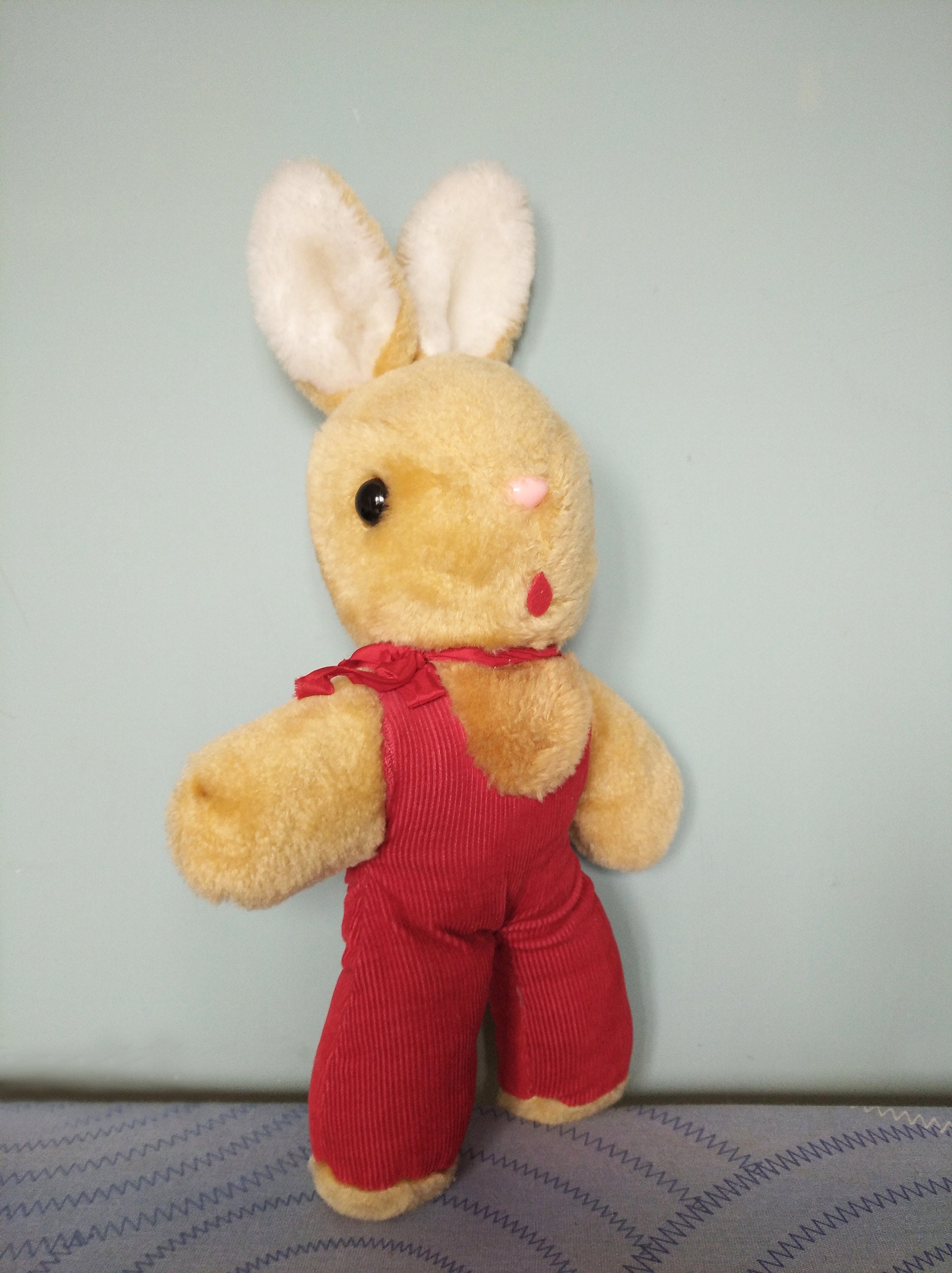 Vintage Adorable Soft Fluffy Bunny ,fluffy Buffy ,vintage ,old Toy ...