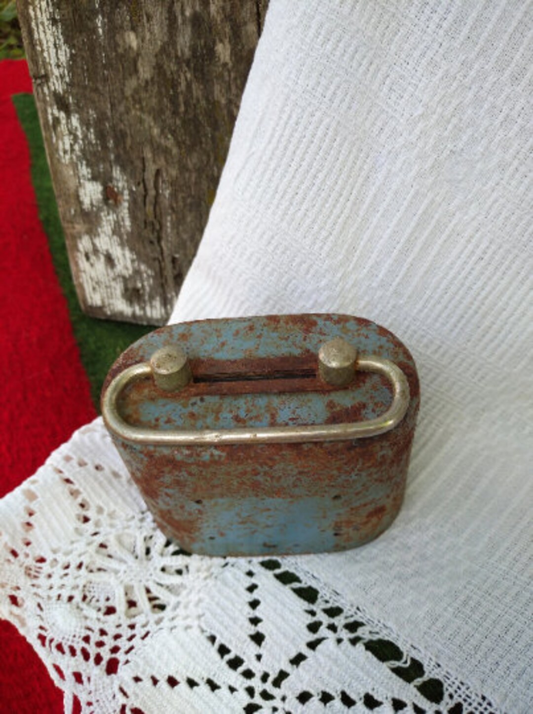 Vintage Metal Piggy Bank ,old Money Box ,antique Coin Box, Money Saving ...