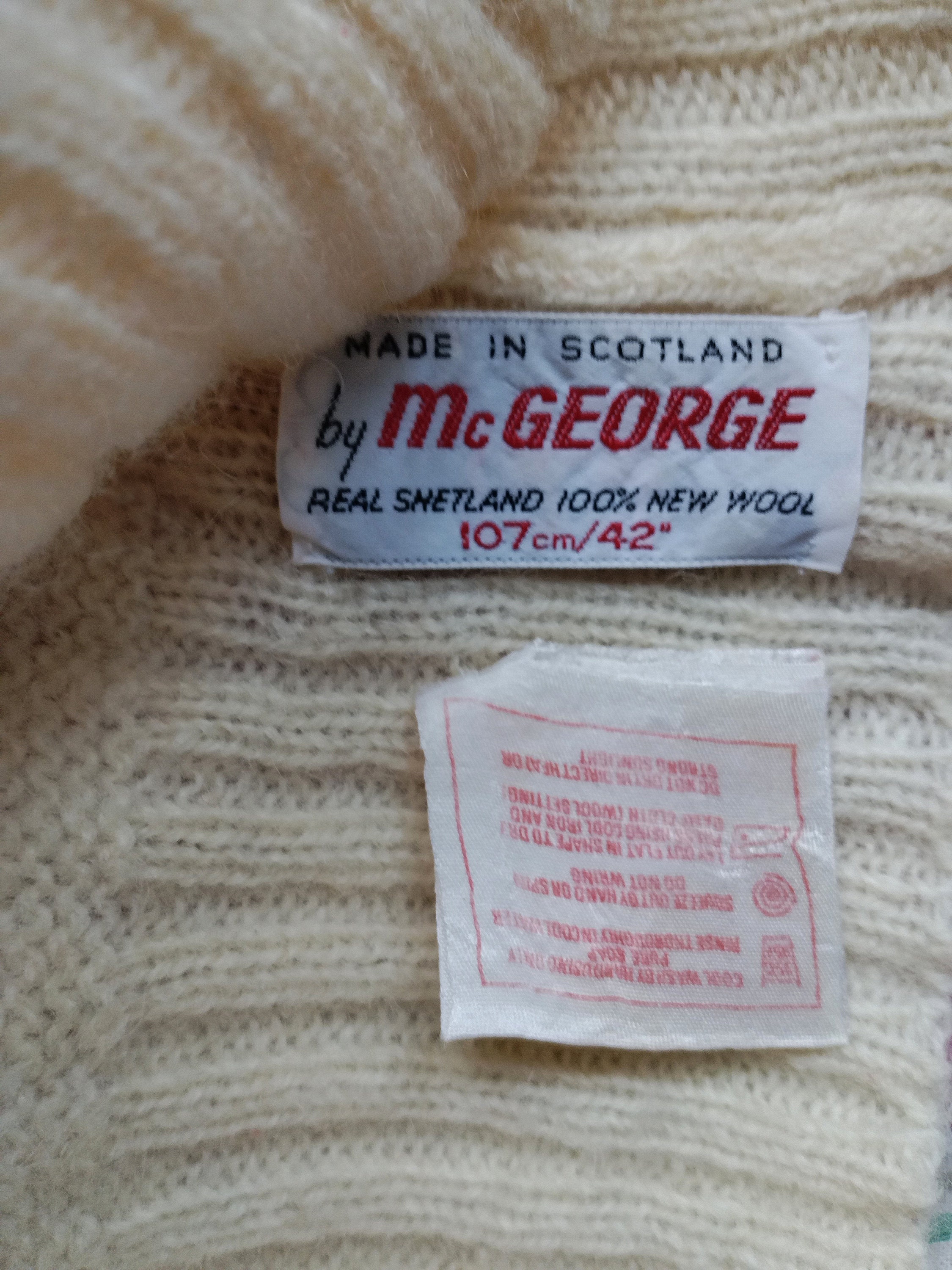 Vintage Mcgeorge Scottish New Wool Turtleneck Sweater - Etsy