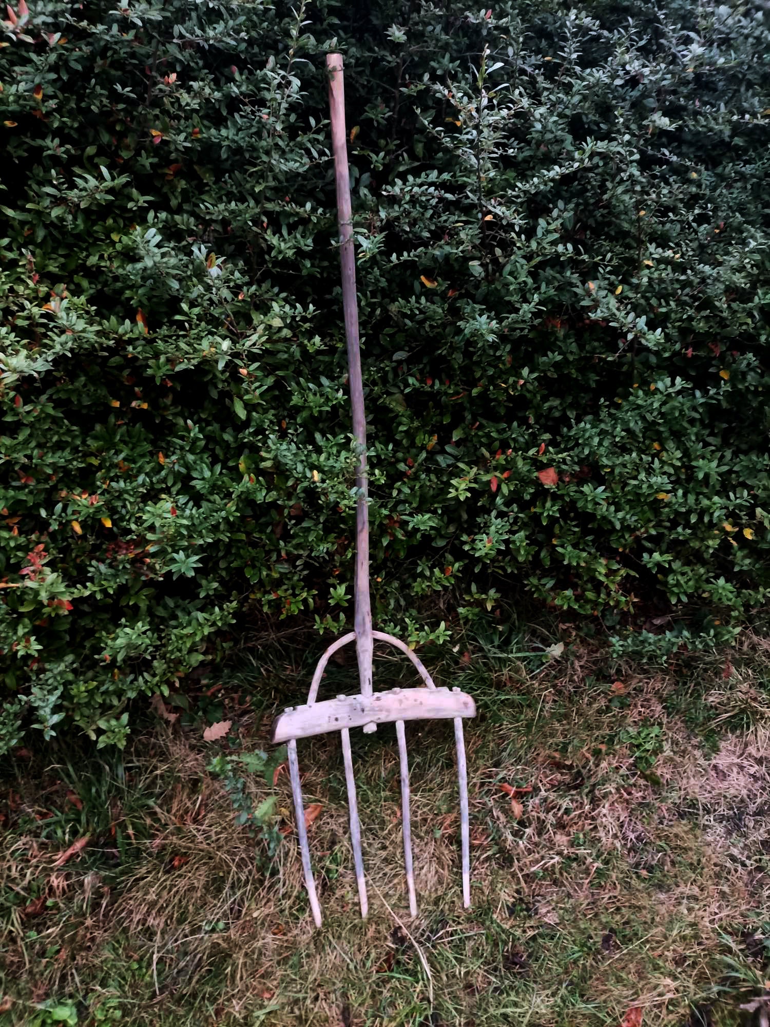 Vintage Bulgarian Large Wooden Hay Fork,agricultural Farmer Tool ...