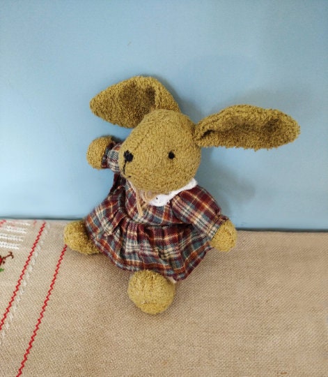 Vintage Adorable Soft Fluffy Bunny ,fluffy Buffy ,vintage Handmade ...