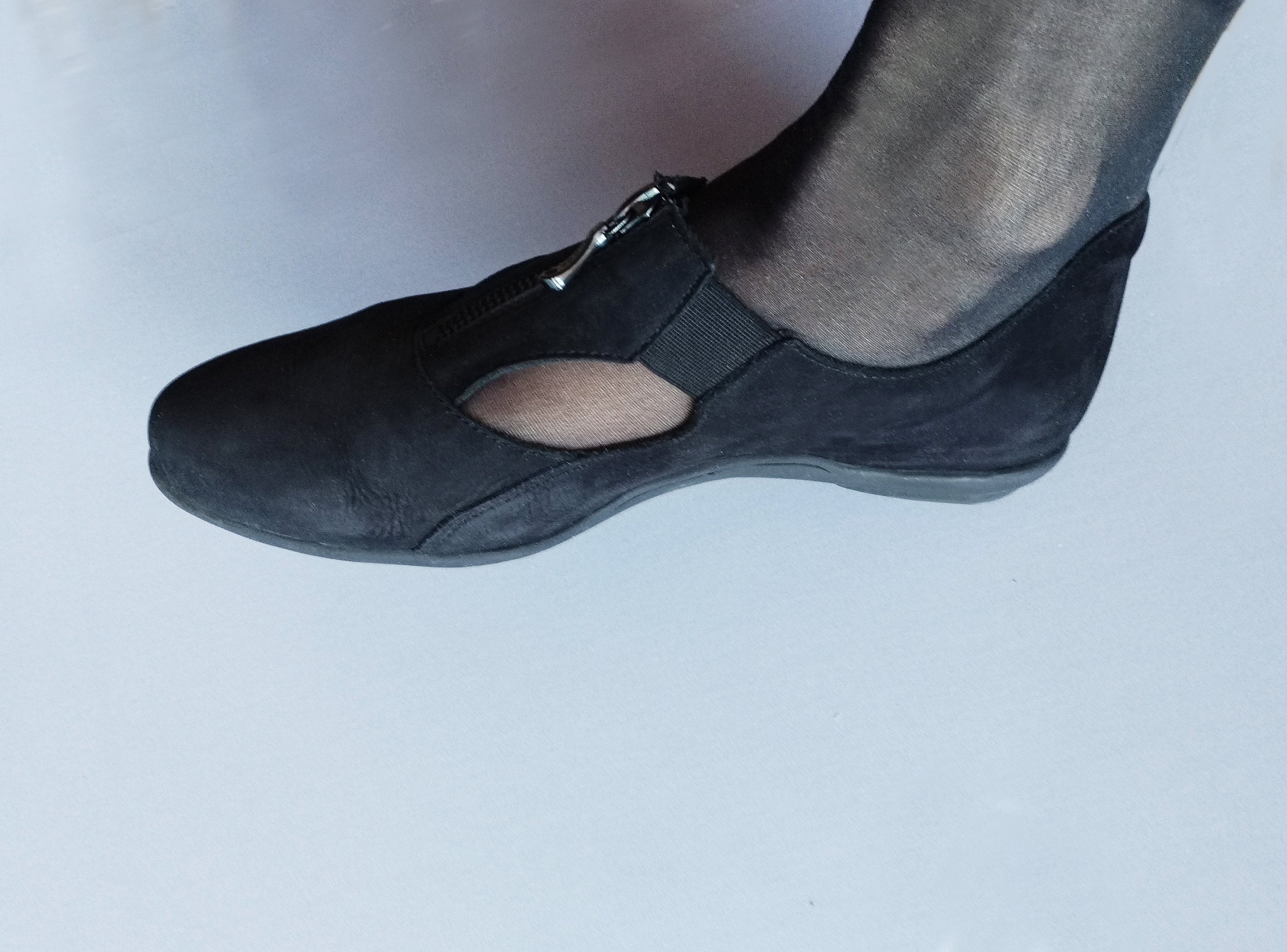 Vintage Arche LN Black Suede Ballerina Size EU 37 US 6,soft Suede ...