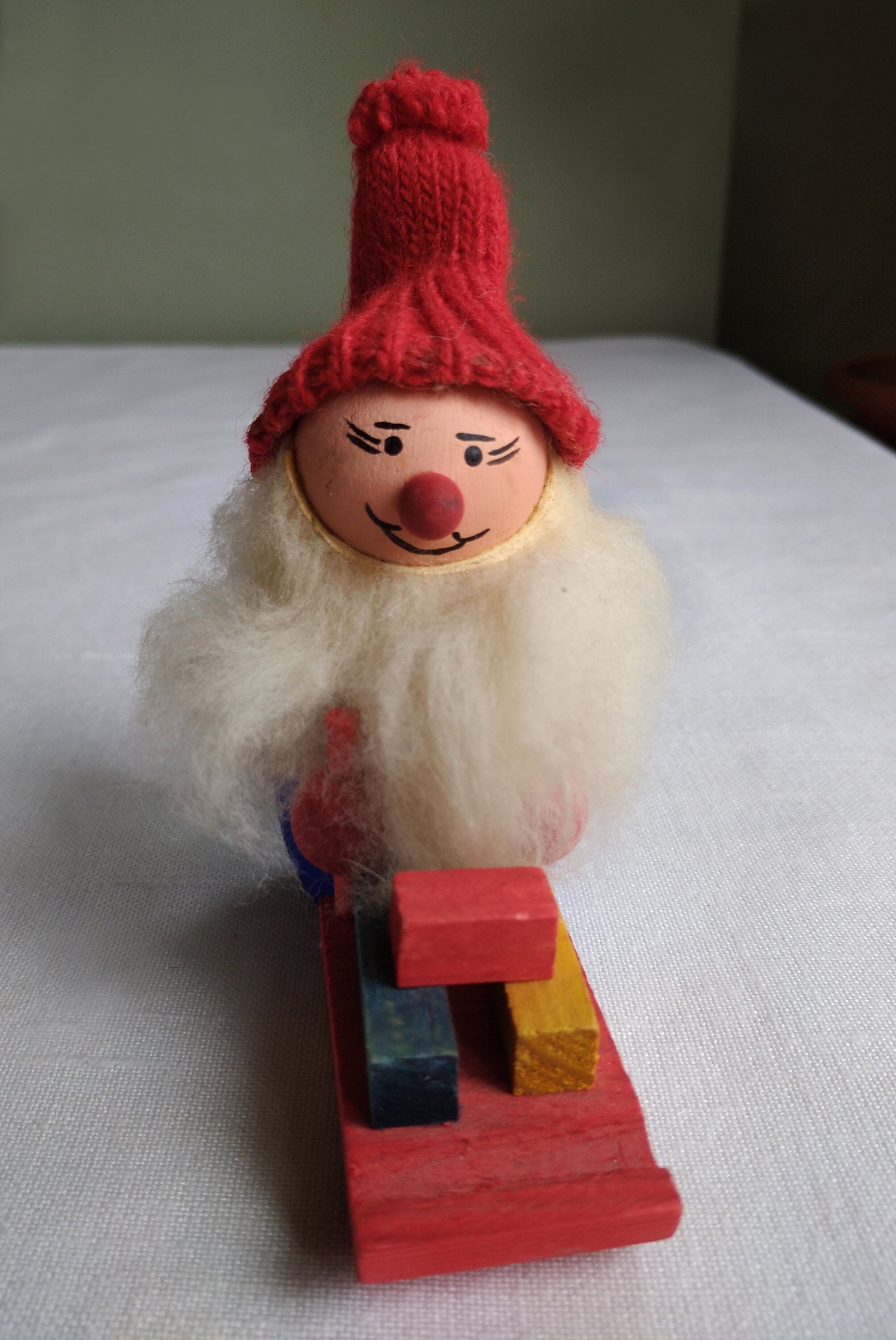Vintage Swedish Wood Elves: Handmade Christmas Figurines, 1970s Folk ...