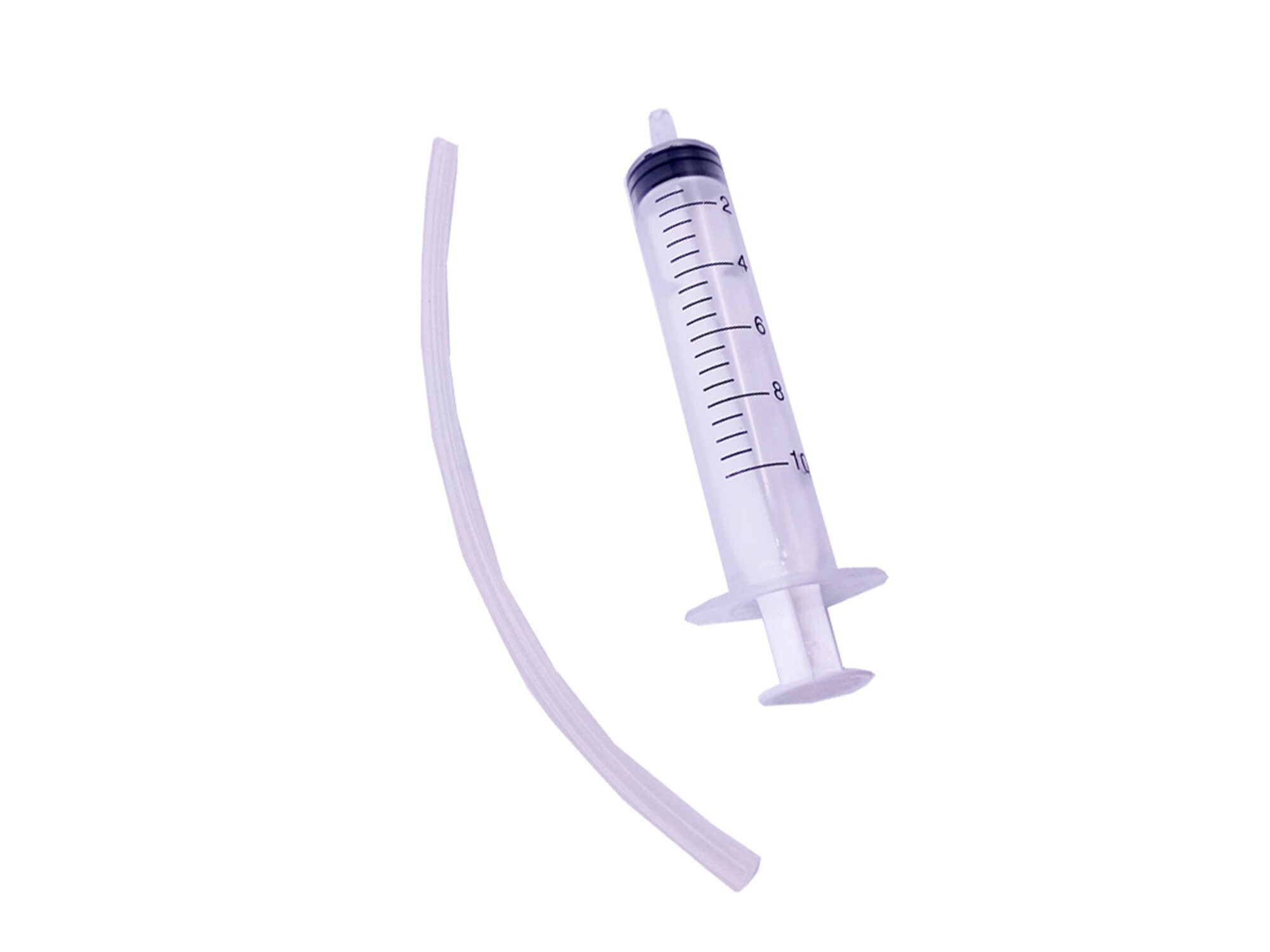 Syringes and Blunt Tip Needles With Silicone Tube Cleaning Liquid Hose ...