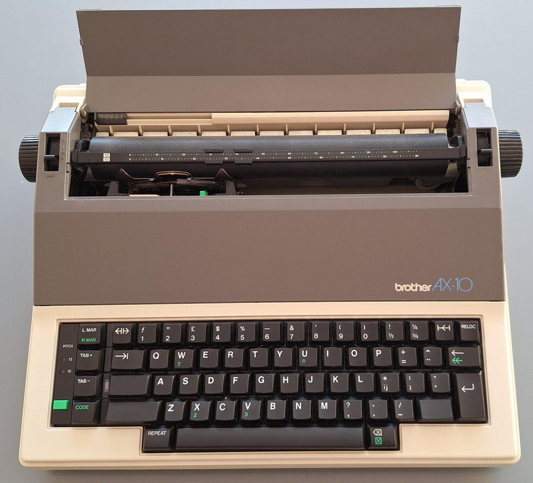 Electronic Typewriter Brother AX-10 - Etsy