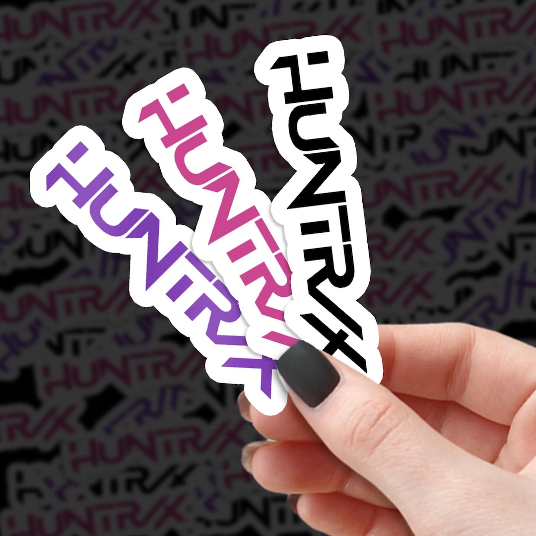 K-POP Demon Hunters - Logo HUNTRIX - Set of 3 Stickers - Etsy