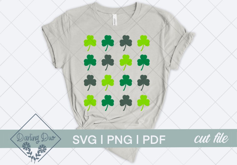 Shamrocks SVG Instant Digital Download | Etsy