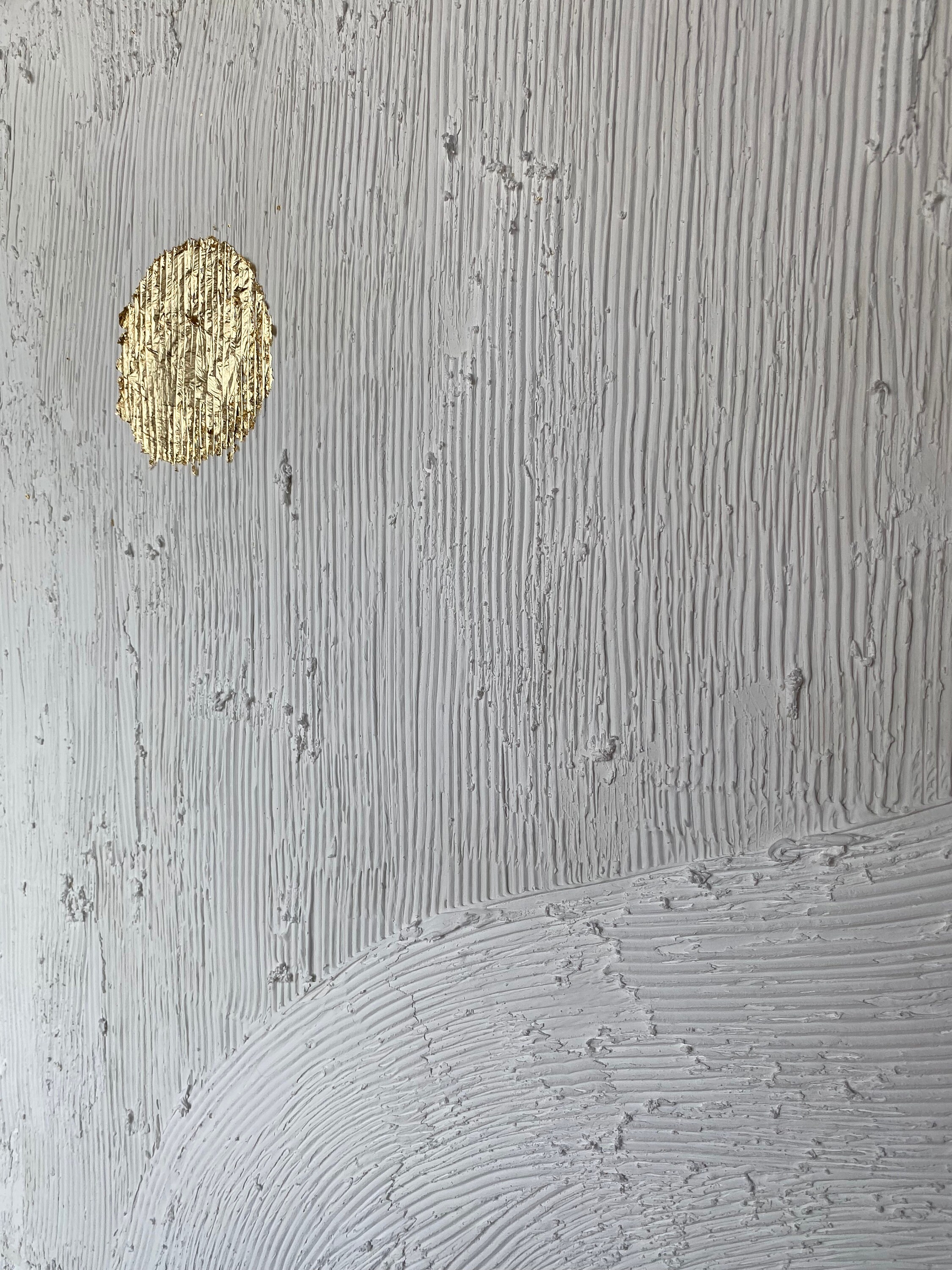 Sun's Rising White and Gold Texture Art Contemporary - Etsy