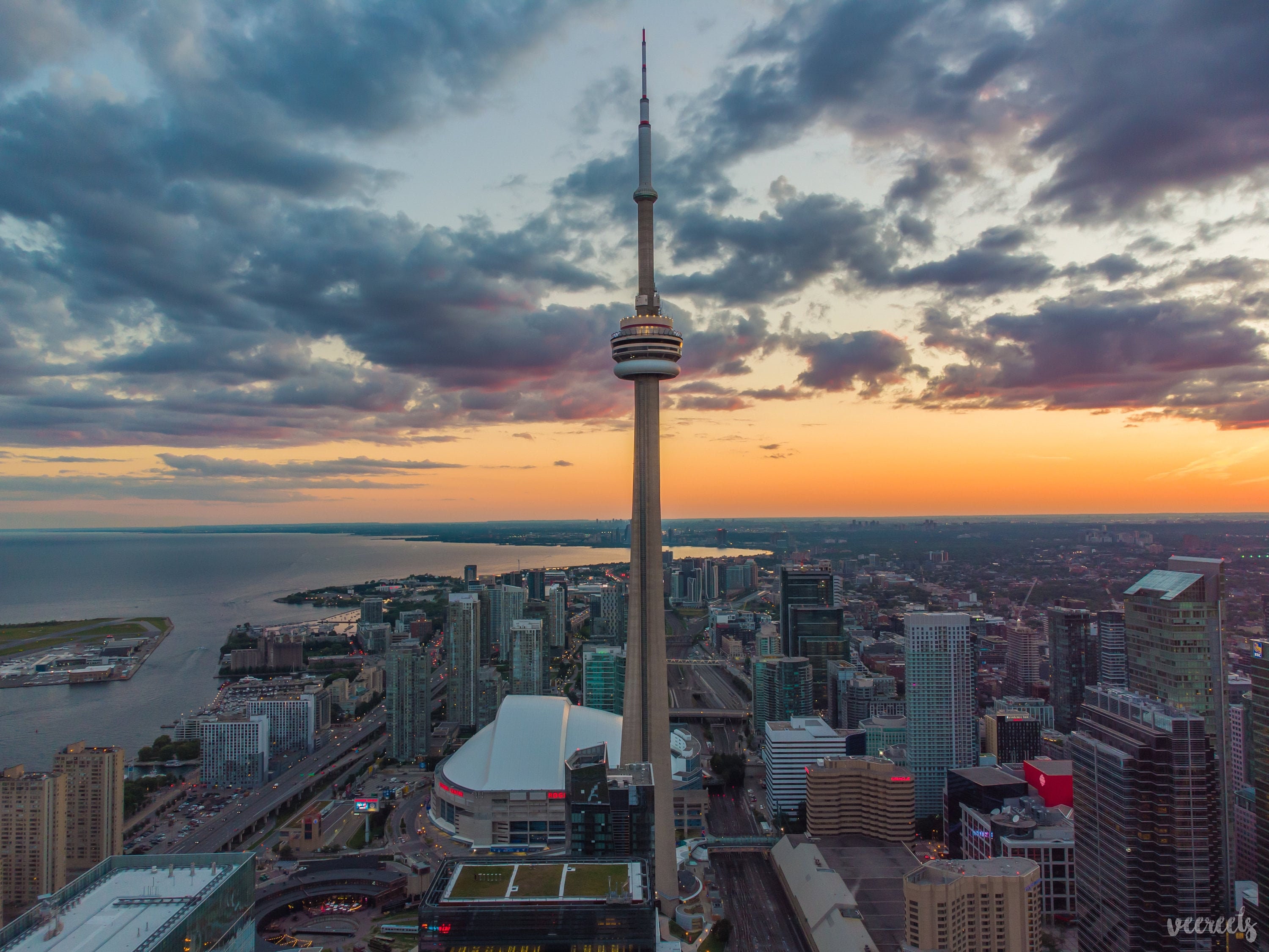 CN Tower Sunset - Toronto, Canada - Etsy