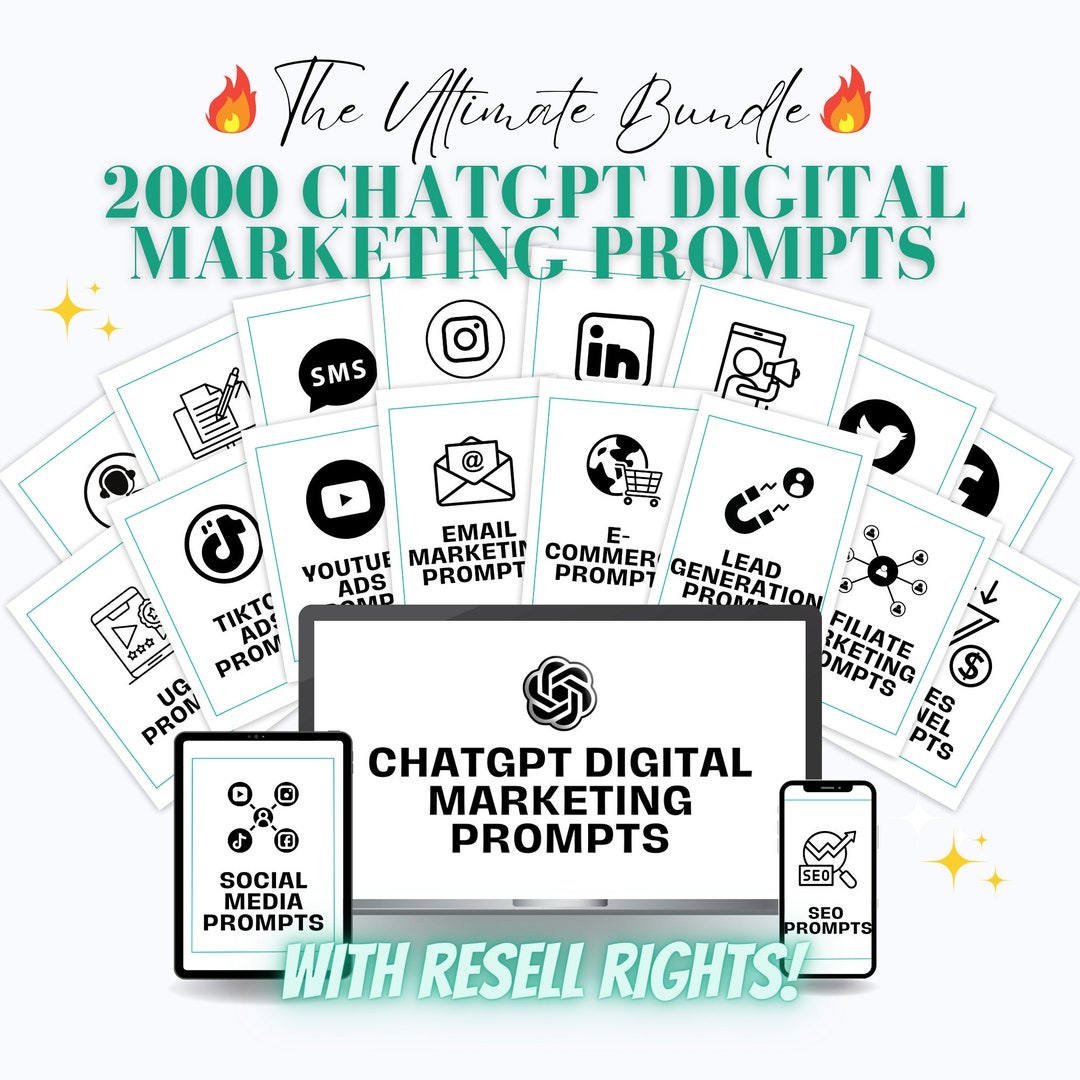 Chatgpt Digital Marketing Prompts Bundle, 2000 Chatgpt Prompts Bundle ... Chatgpt Digital Marketing Prompts Bundle, 2000 Chatgpt Prompts Bundle ...