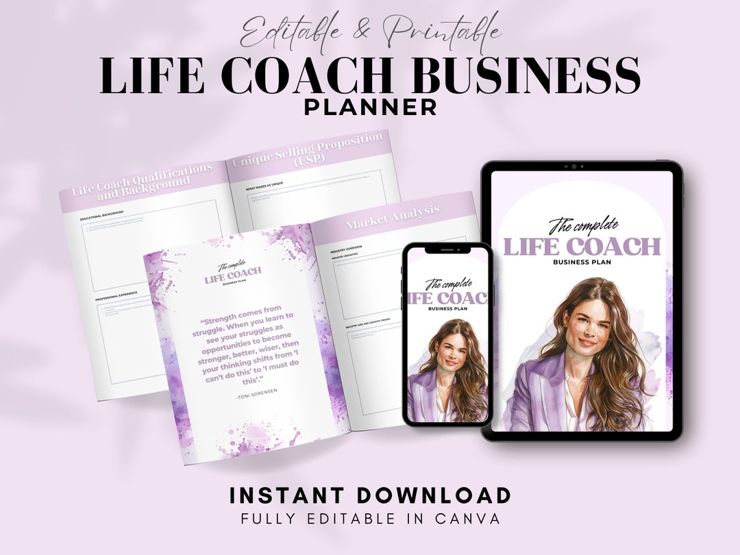Life Coach Business Toolkit, Life Coaching Planner, Printable Life ...