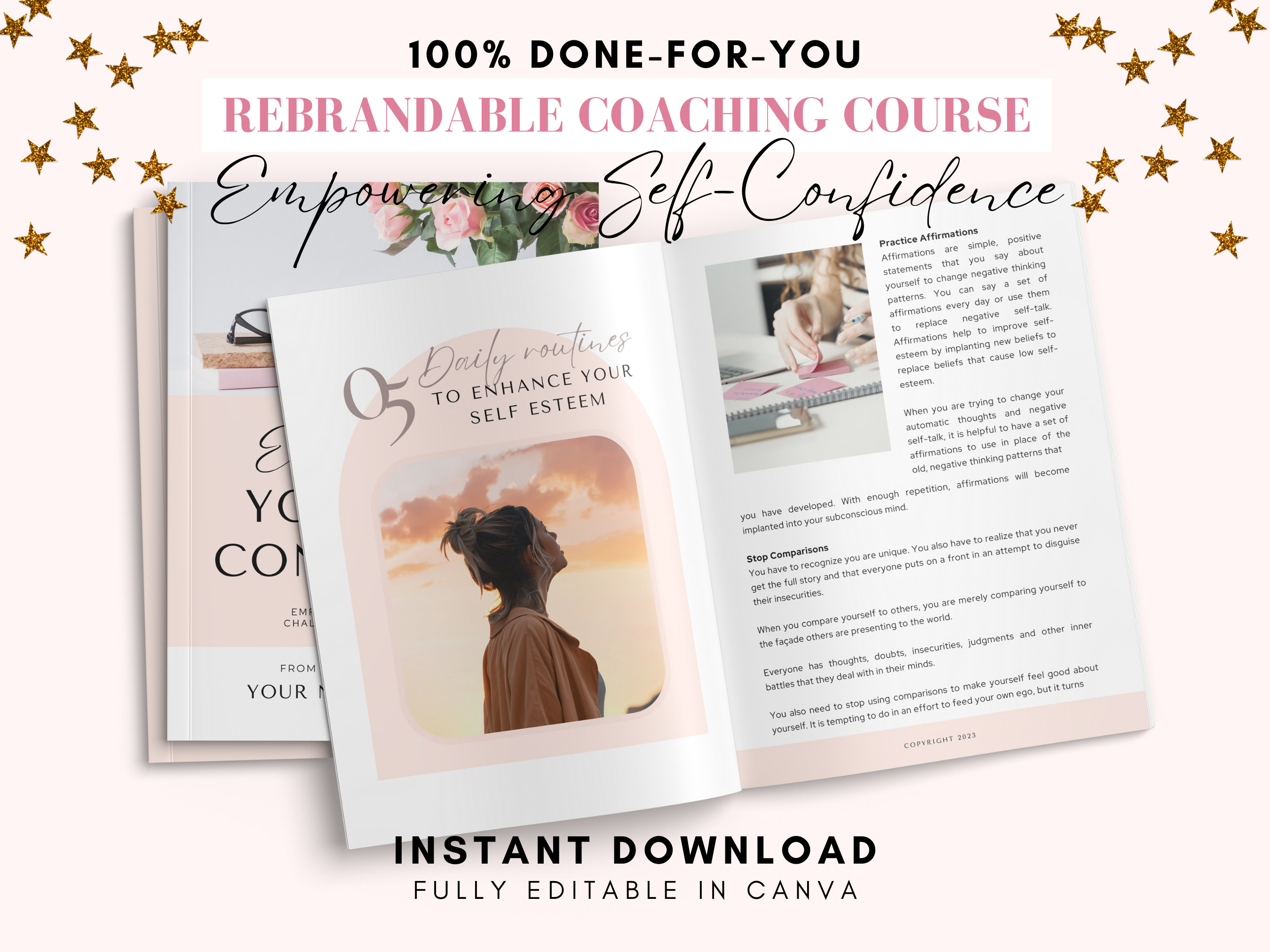 Self Confidence Brandable Workbook Done for You Course Self Esteem ...