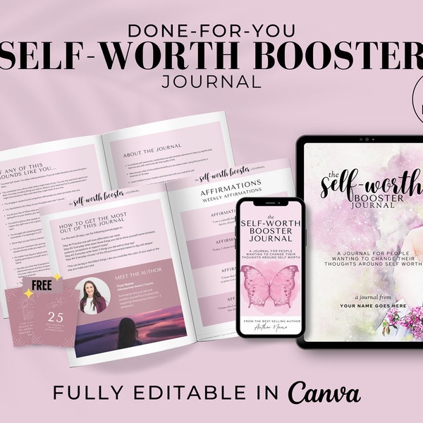 Self Worth Digital Workbook - Etsy