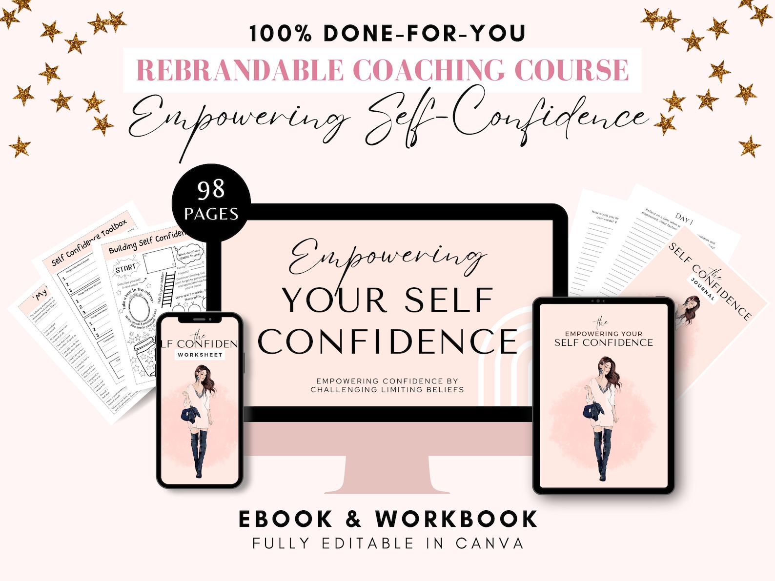 Self Confidence Brandable Workbook Done for You Course Self Esteem ...