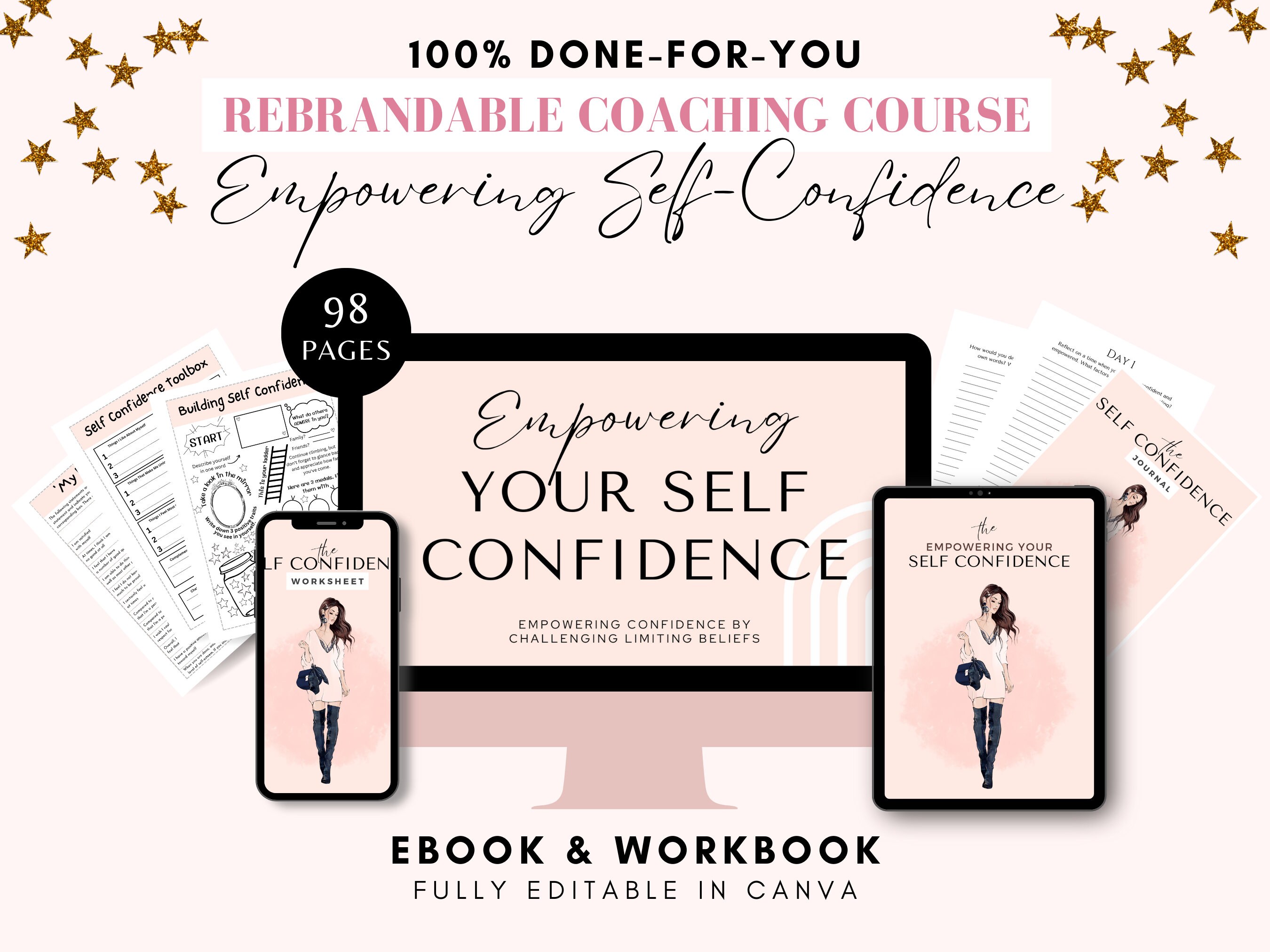 Self Confidence Brandable Workbook Done for You Course Self Esteem ...