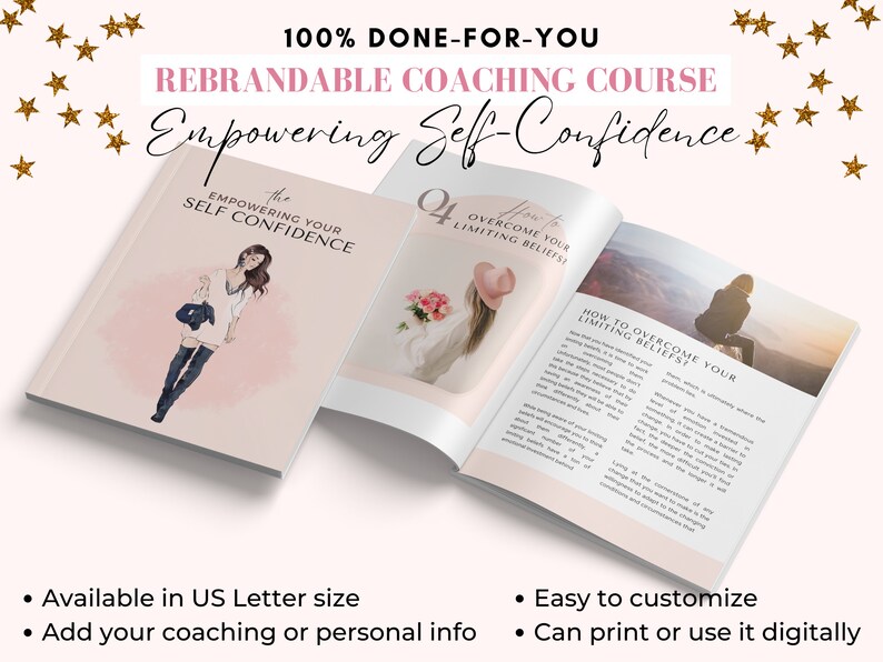Self Confidence Brandable Workbook Done for You Course Self Esteem ...