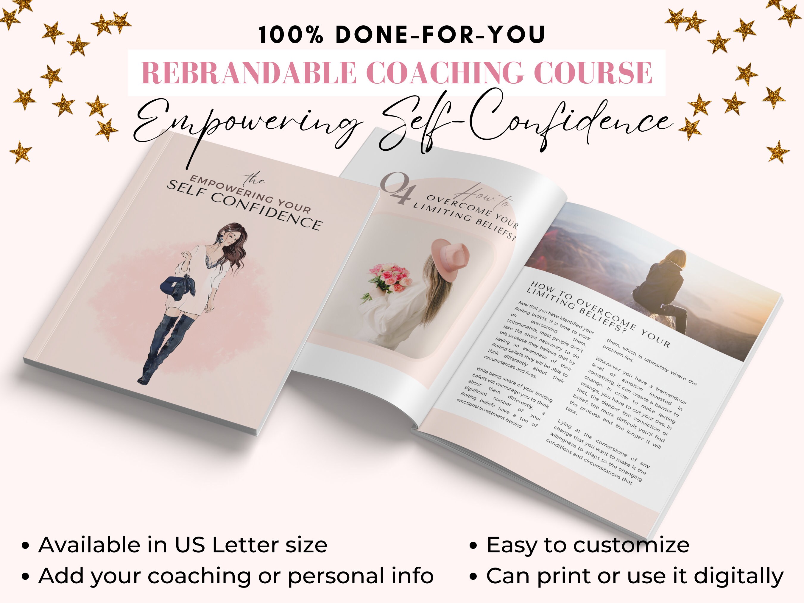 Self Confidence Brandable Workbook Done for You Course Self Esteem ...