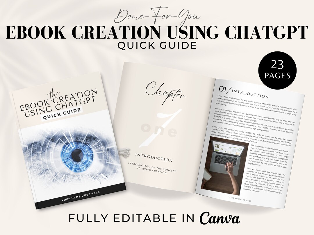 Ebook Creation Using Chatgpt, How to Make Ebook Using Chatgpt, Done for ...