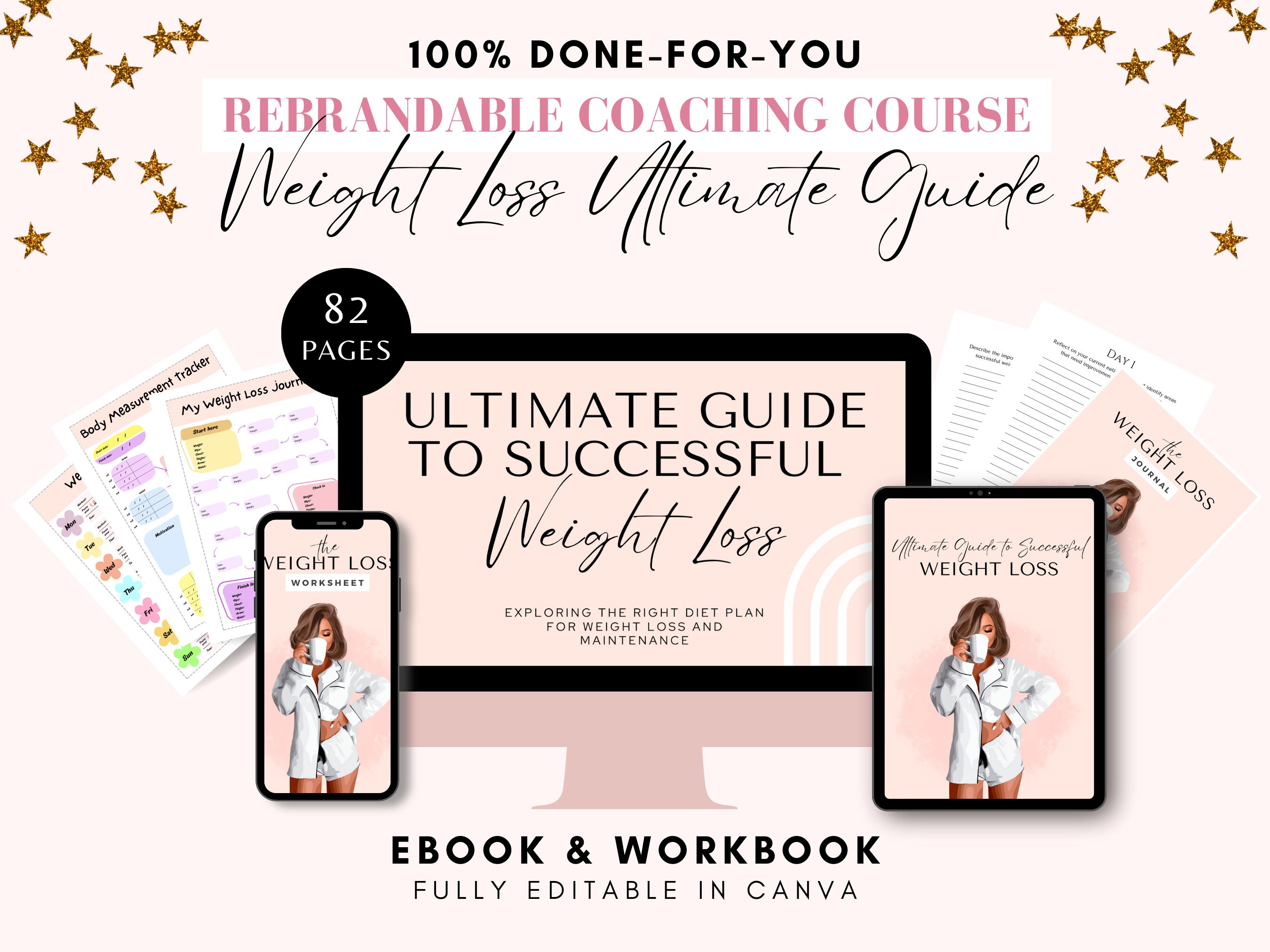 Weight Loss Quick Guide, Done for You Workbook, Coaching Course for ...