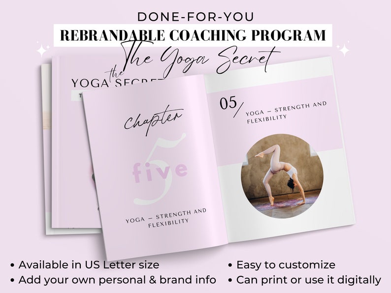 The Yoga Secret Done for You Workbook, Coaching Program for Health ...