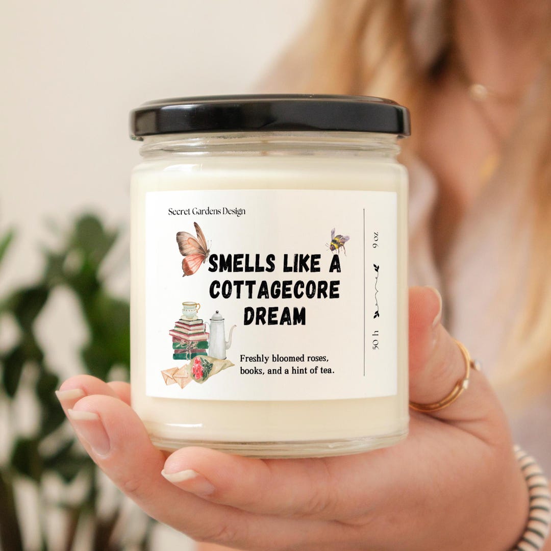 Custom Cottage Lover Candle, Cottagecore Dream, Cozy Cottage Home Decor ...