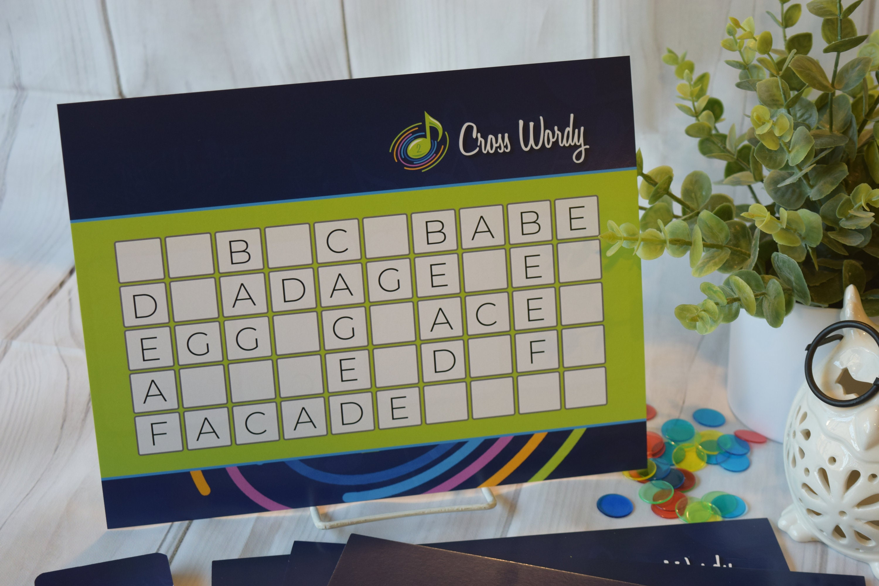 Music Note Identification Game: Note Wordy 2 - Etsy