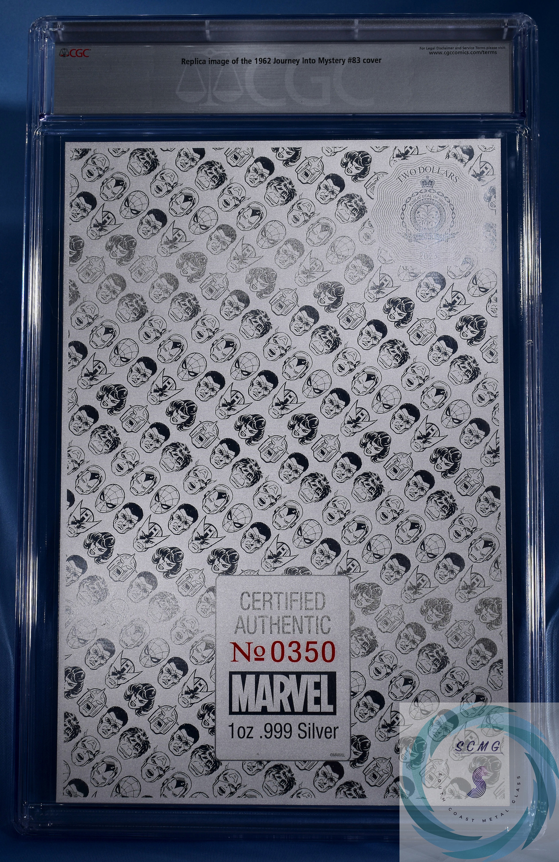 Marvel Journey Into Mystery 83 1oz .999 Silver Foil CGC10 - Etsy