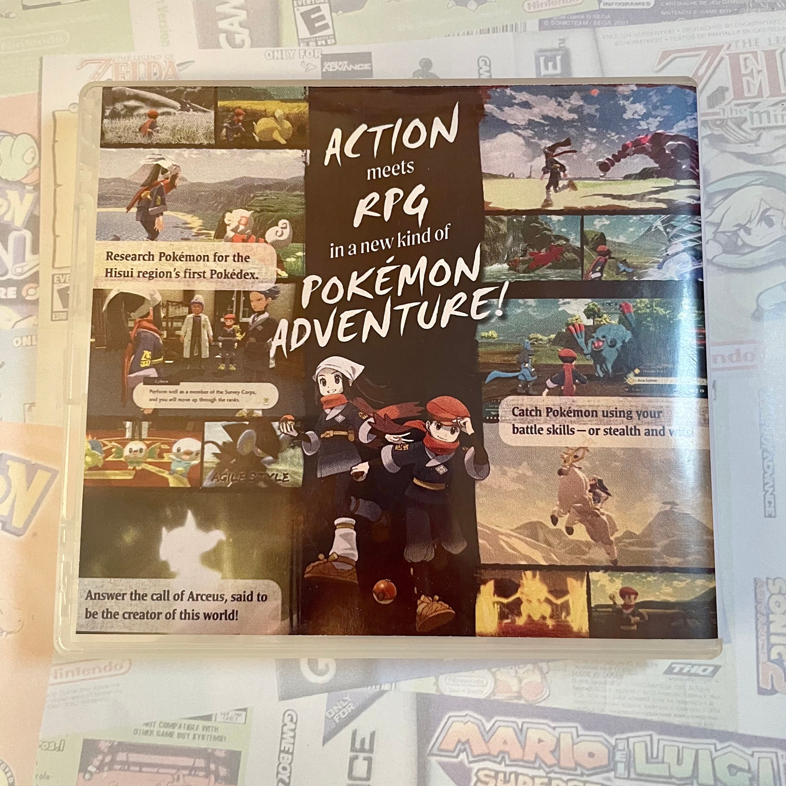 Pokemon Legends Arceus Switch Box Art for Clear DS Case print - Etsy